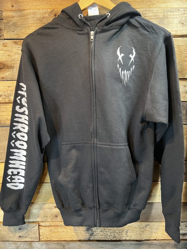 Tour Ghost Zip-up Hoodie- Black | Mushroomhead Official Merchandise